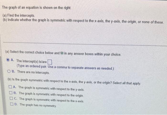 Solved [−5,5] by [−5,5], Xscl=1, Yscl=1The graph of an | Chegg.com