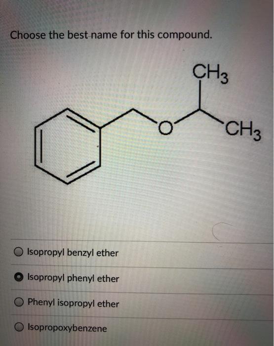 Solved Choose the best name for this compound. CH3 "CH₃ | Chegg.com