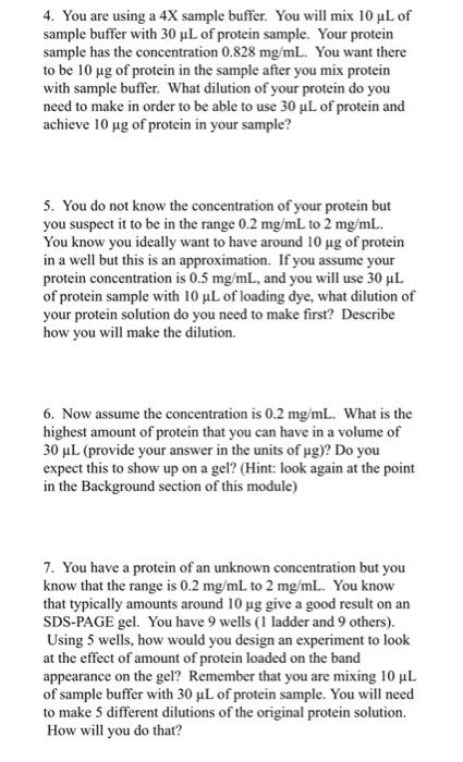 Solved 4. You are using a 4X sample buffer. You will mix | Chegg.com