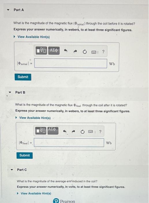 Solved In a physics laboratory experiment, a coil with 250 | Chegg.com