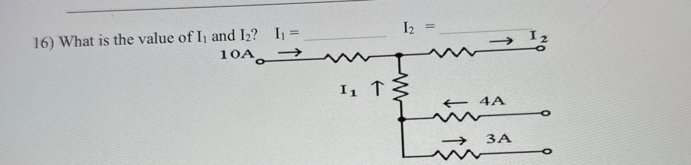 What is the value of I1 ﻿and I2 ? I1= q, I2= q, | Chegg.com