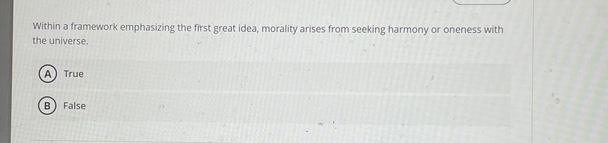 Solved Within a framework emphasizing the first great idea, | Chegg.com