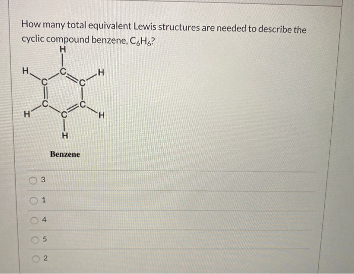 Solved How many total equivalent Lewis structures are needed | Chegg.com