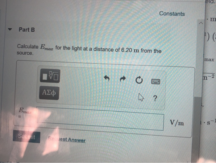 Solved Constants A monochromatic light source with a power | Chegg.com