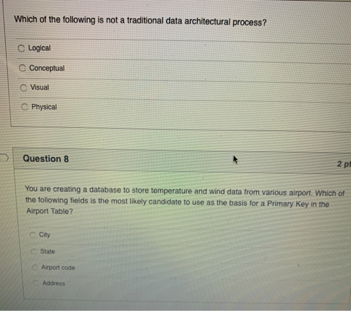 Solved Which of the following is not a traditional data | Chegg.com
