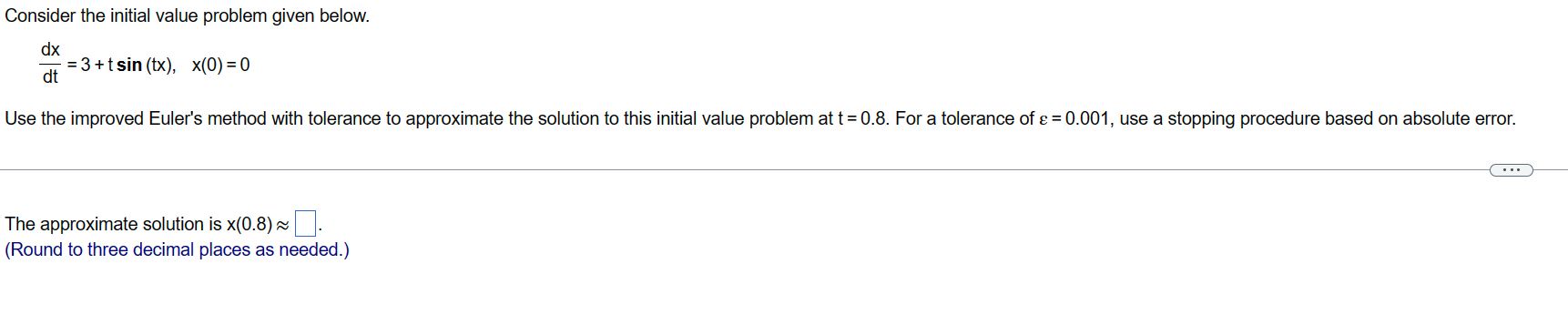 Solved Consider the initial value problem given | Chegg.com
