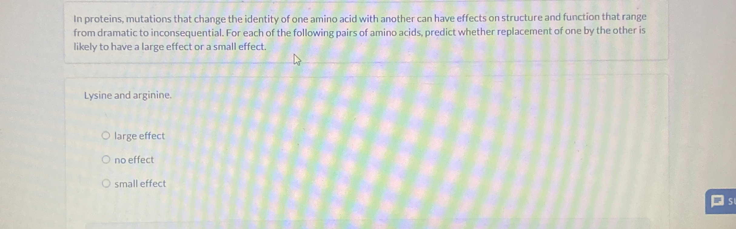 Solved In proteins, mutations that change the identity of | Chegg.com