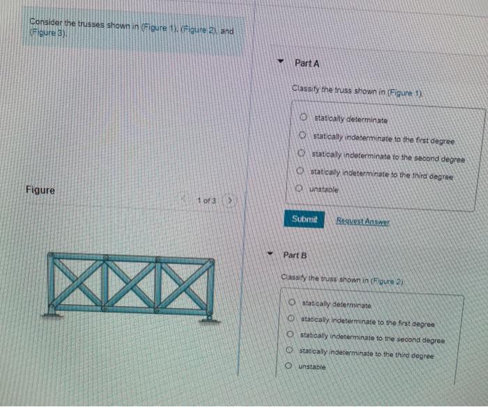 Solved Consider the trusses shown in Figure 1). (Figure 2), | Chegg.com