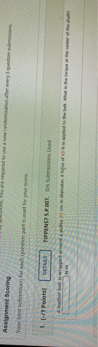 Solved ou are required to use a new randomization after | Chegg.com