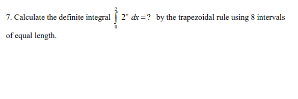 Solved Calculate the definite integral ∫022xdx= ? ﻿by the | Chegg.com