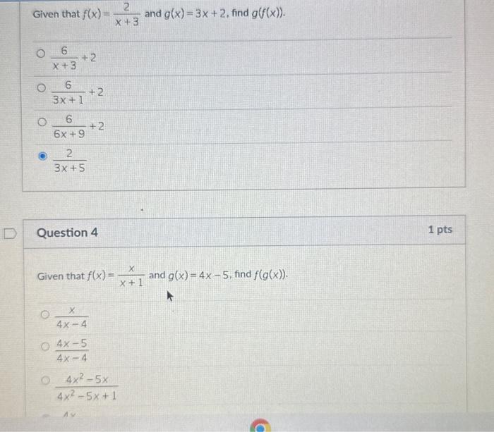 Solved Given that f(x)=x+32 and g(x)=3x+2, find g(f(x)). | Chegg.com