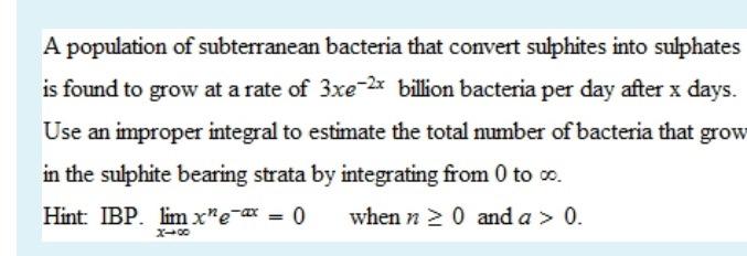 Solved A population of subterranean bacteria that convert | Chegg.com
