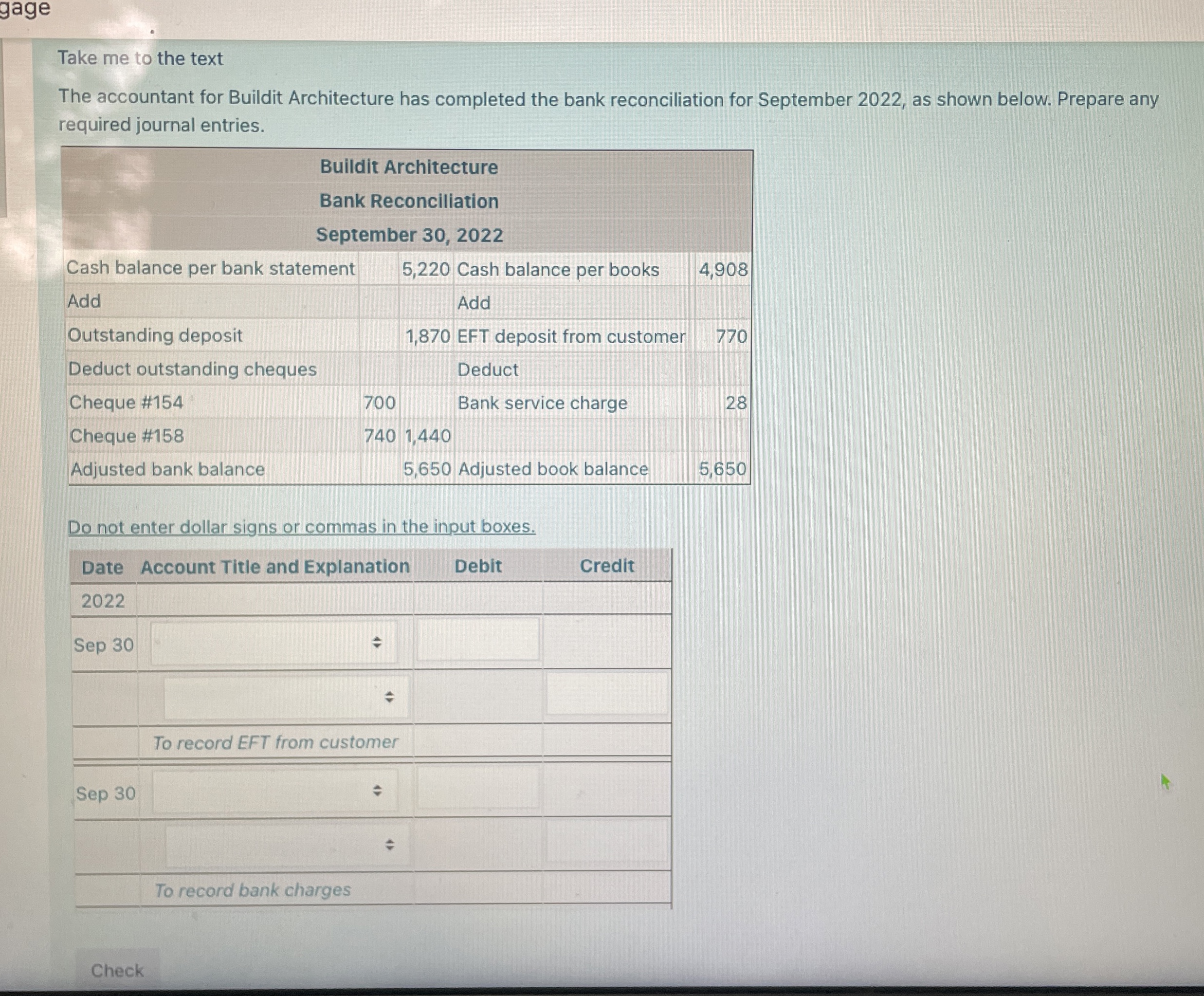Solved gageTake me to the textThe accountant for Buildit | Chegg.com