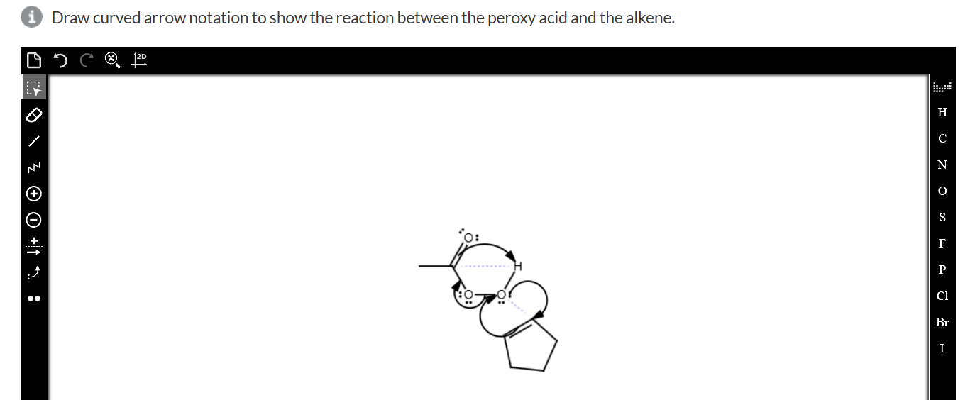 Solved Draw curved arrow notation to show the reaction | Chegg.com