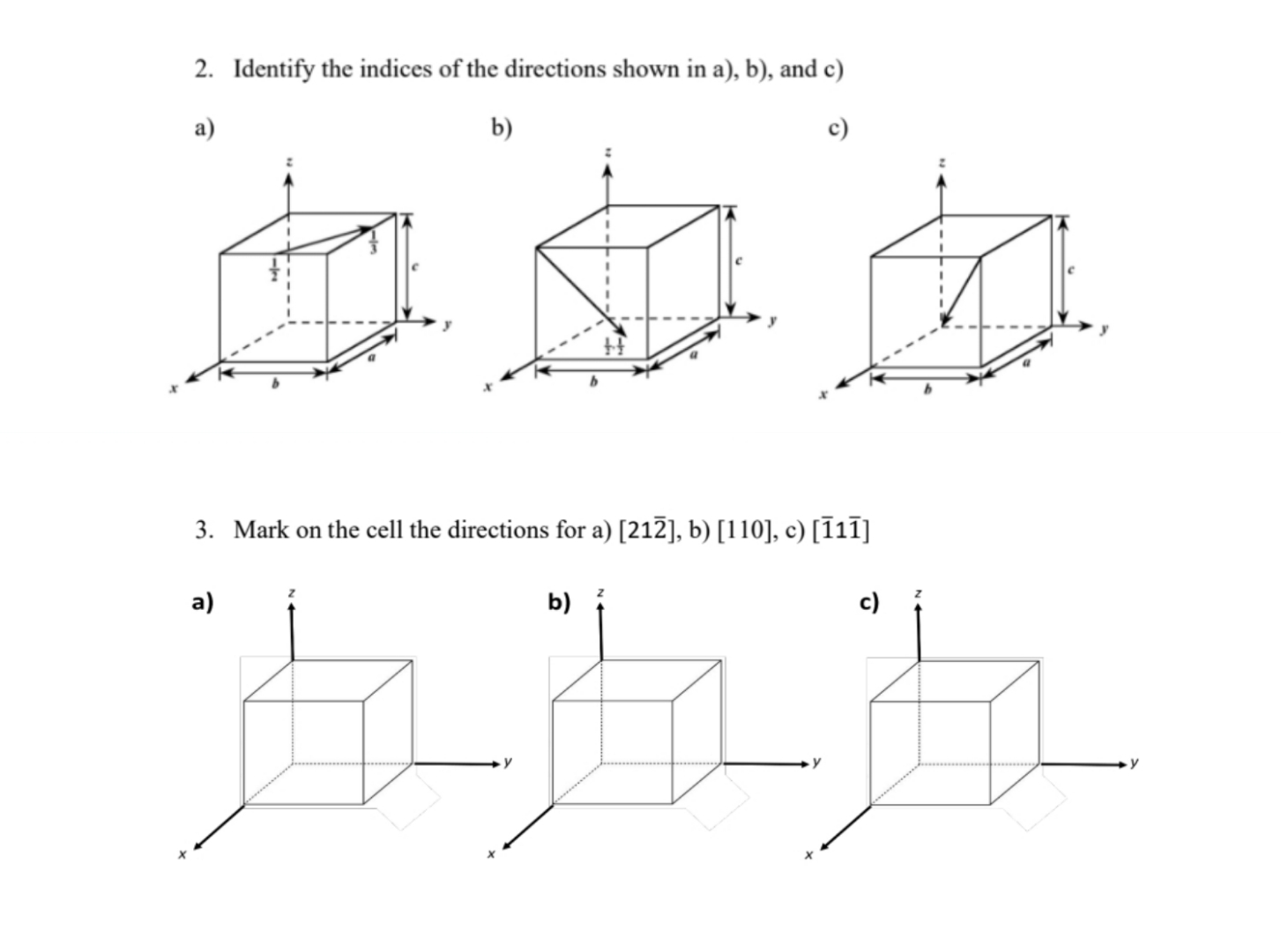 Solved answer question 2 ﻿and 3 | Chegg.com