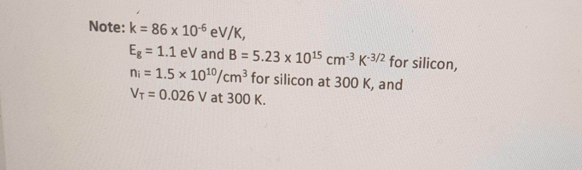 Solved 3. Calculate the built-in potential barrier voltage | Chegg.com