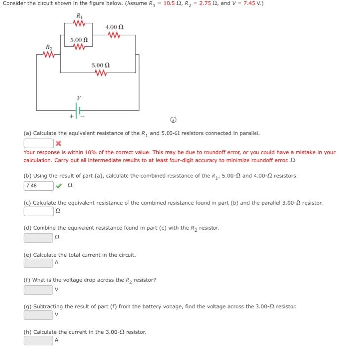 Solved ider the circuit shown in the figure below. (Assume | Chegg.com
