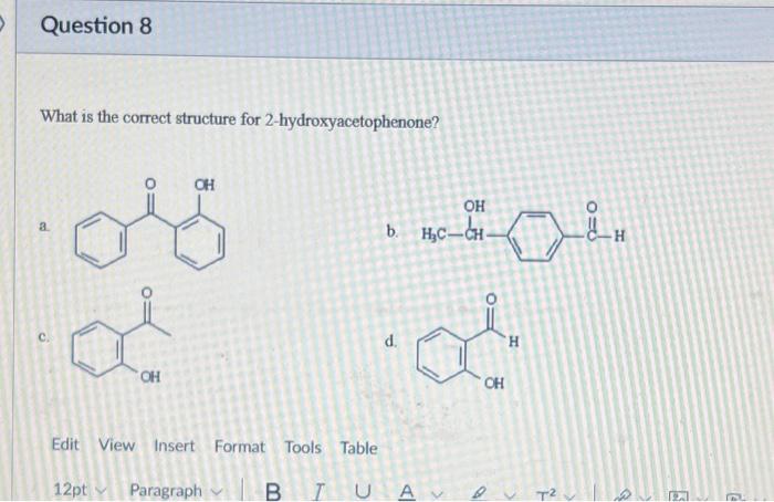 What is the correct structure for | Chegg.com