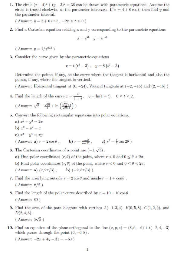 Solved Can you solve all the questions step by step. I am | Chegg.com