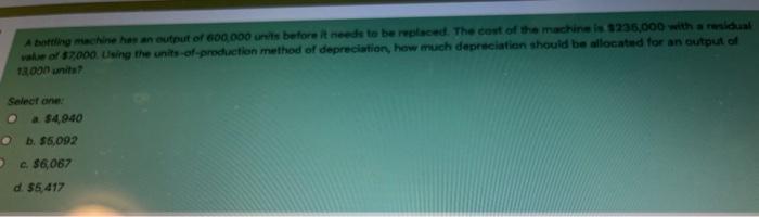 Solved Aboring machine has an output of 600 000 rets before | Chegg.com