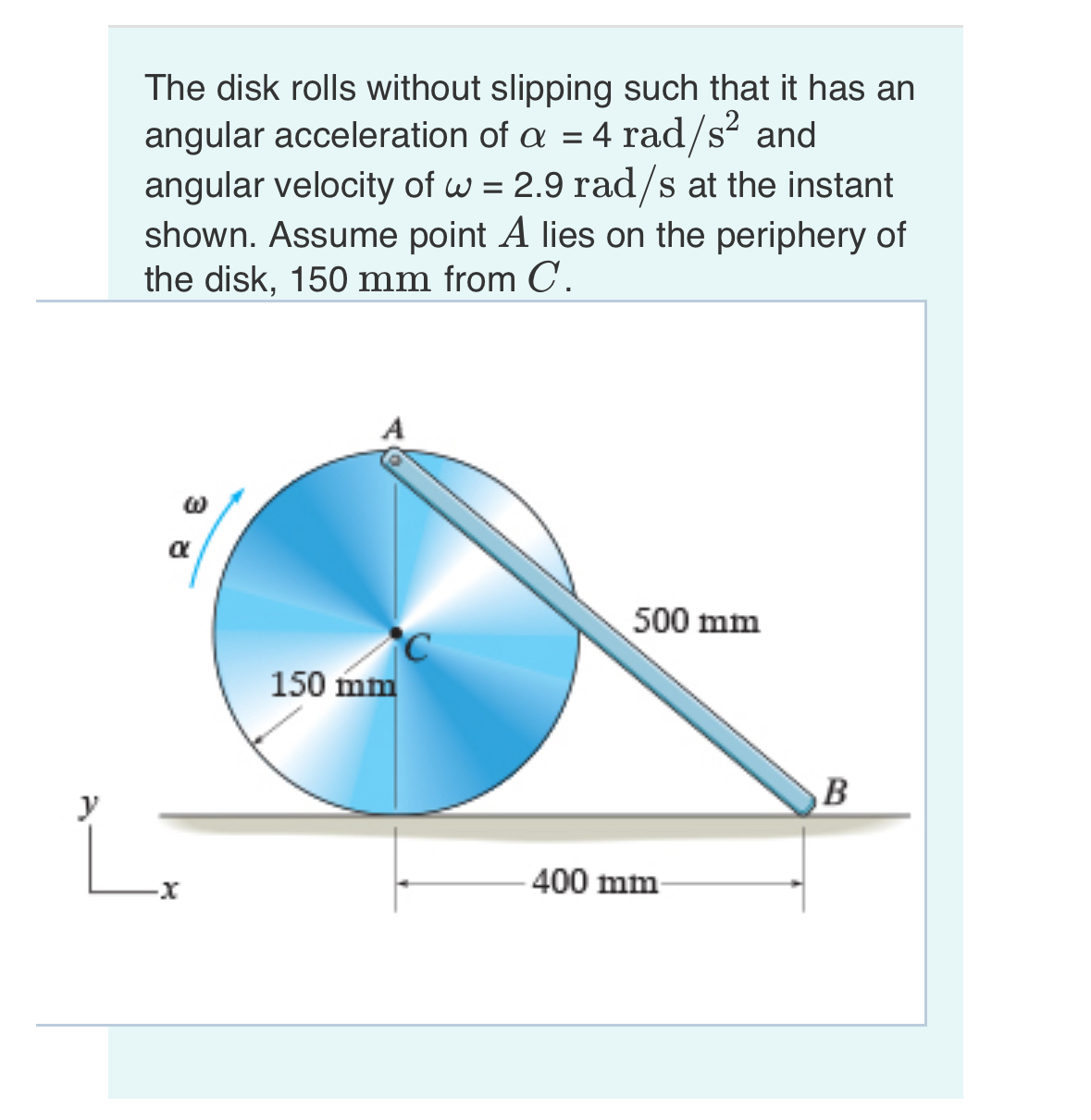 Solved Part ADetermine the magnitude of the acceleration of | Chegg.com