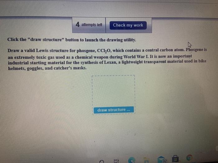 Solved 4 attempts left Check my work Click the "draw | Chegg.com