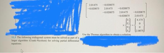 2.01475 -0.020875 -0.020875 2.01475 -0.020875 | Chegg.com