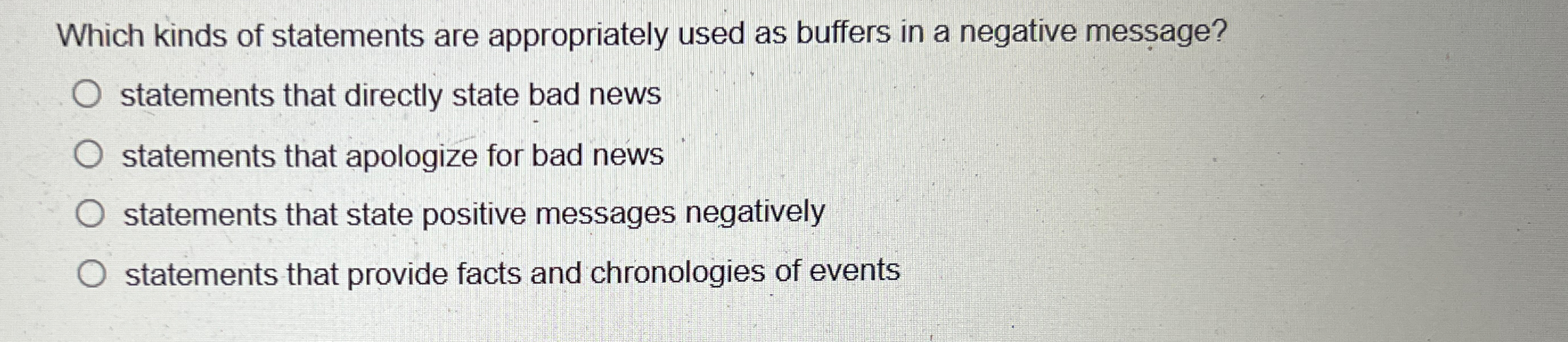 Solved Which kinds of statements are appropriately used as | Chegg.com