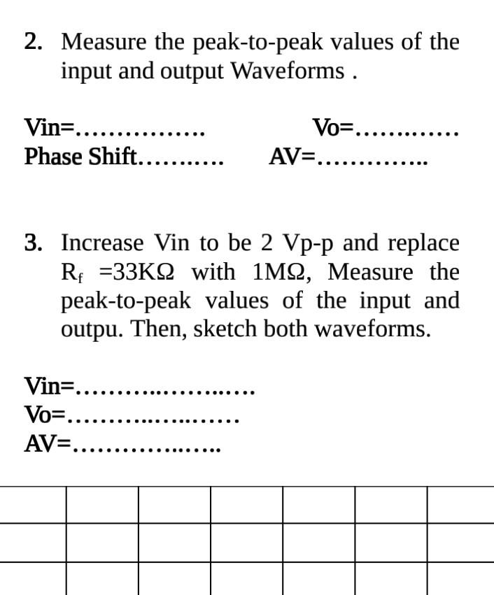 Solved 1. Construct the circuit shown Connect a V 500 Hz, 1 | Chegg.com