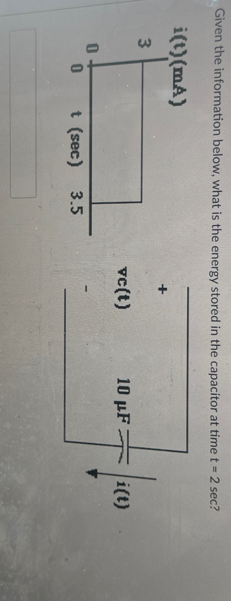 Solved Given the information below, what is the energy | Chegg.com