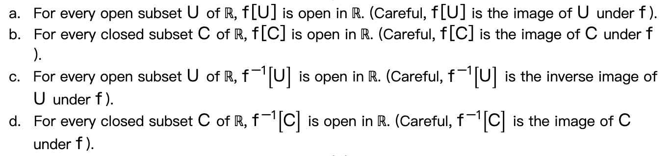 Solved Consider the function f:R→R, ﻿defined by f(x)=x. | Chegg.com