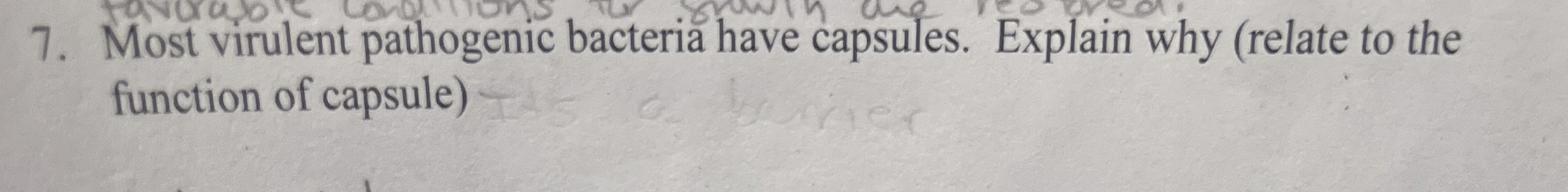 Solved Most virulent pathogenic bacteria have capsules. | Chegg.com