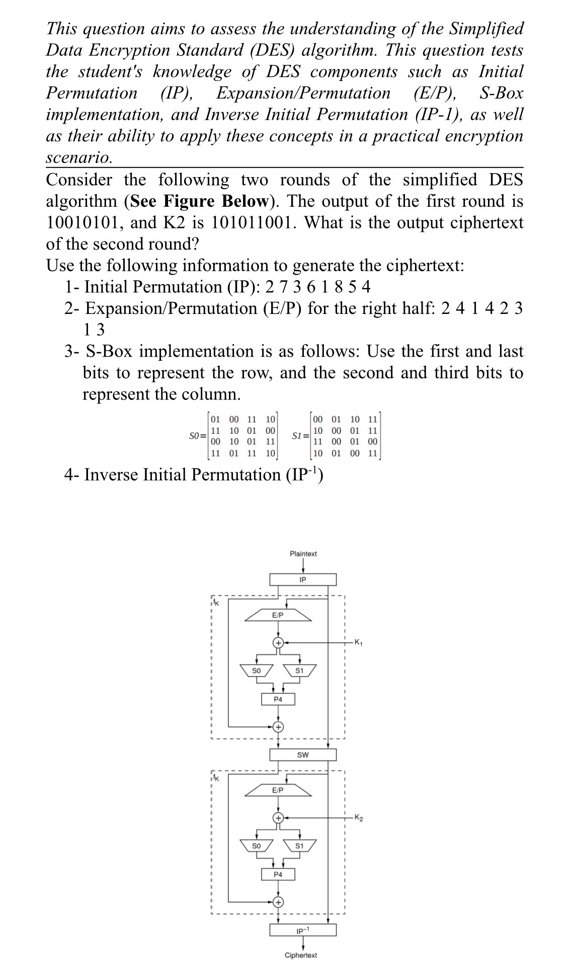 Solved This Question Aims To Assess The Understanding Of The 