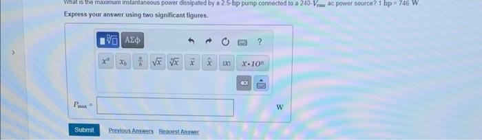 Solved what is the maximum instantaneous power dissapated by | Chegg.com