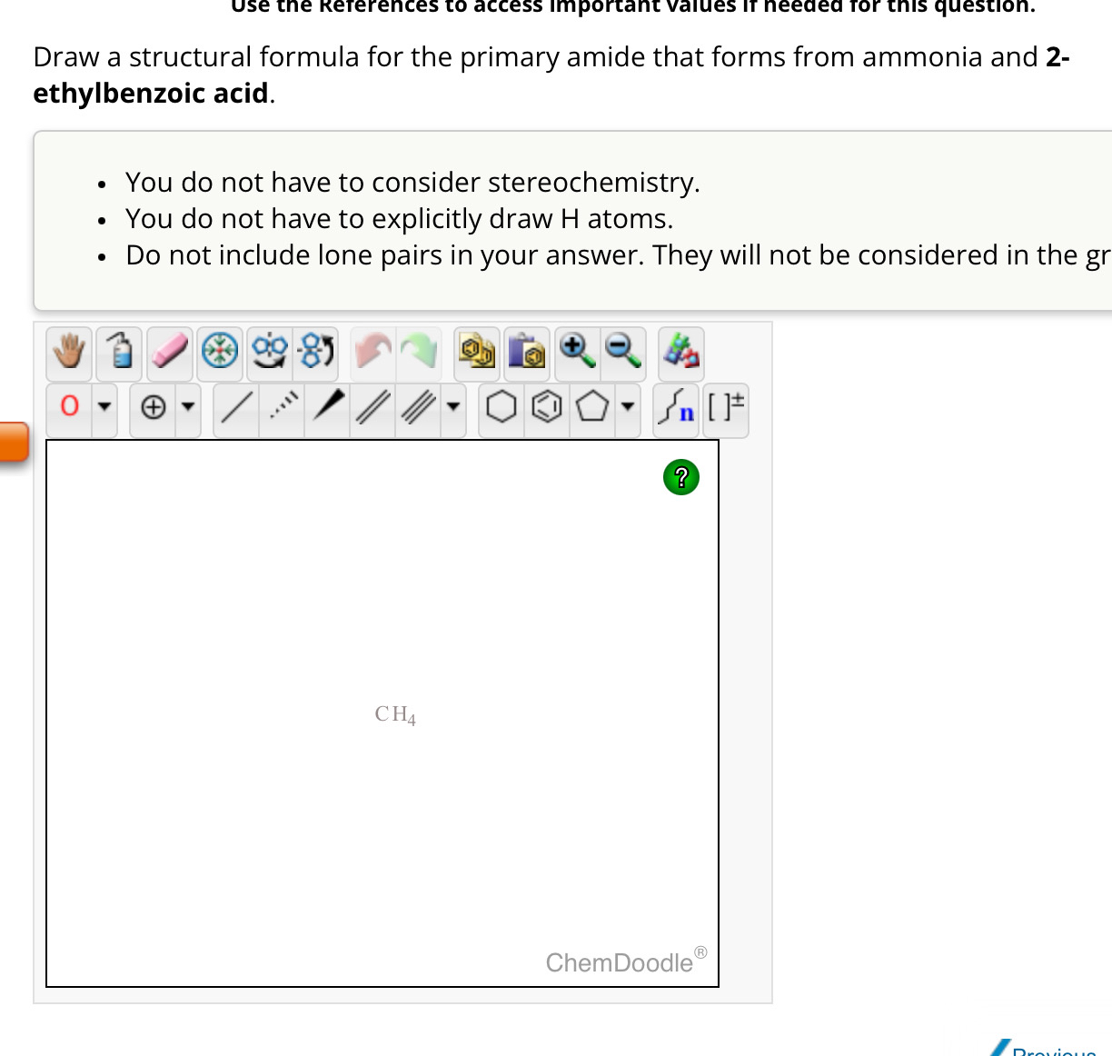 Solved Draw a structural formula for the primary amide that | Chegg.com