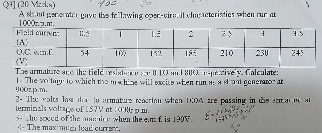 Solved Solve the open circuit question with details and | Chegg.com