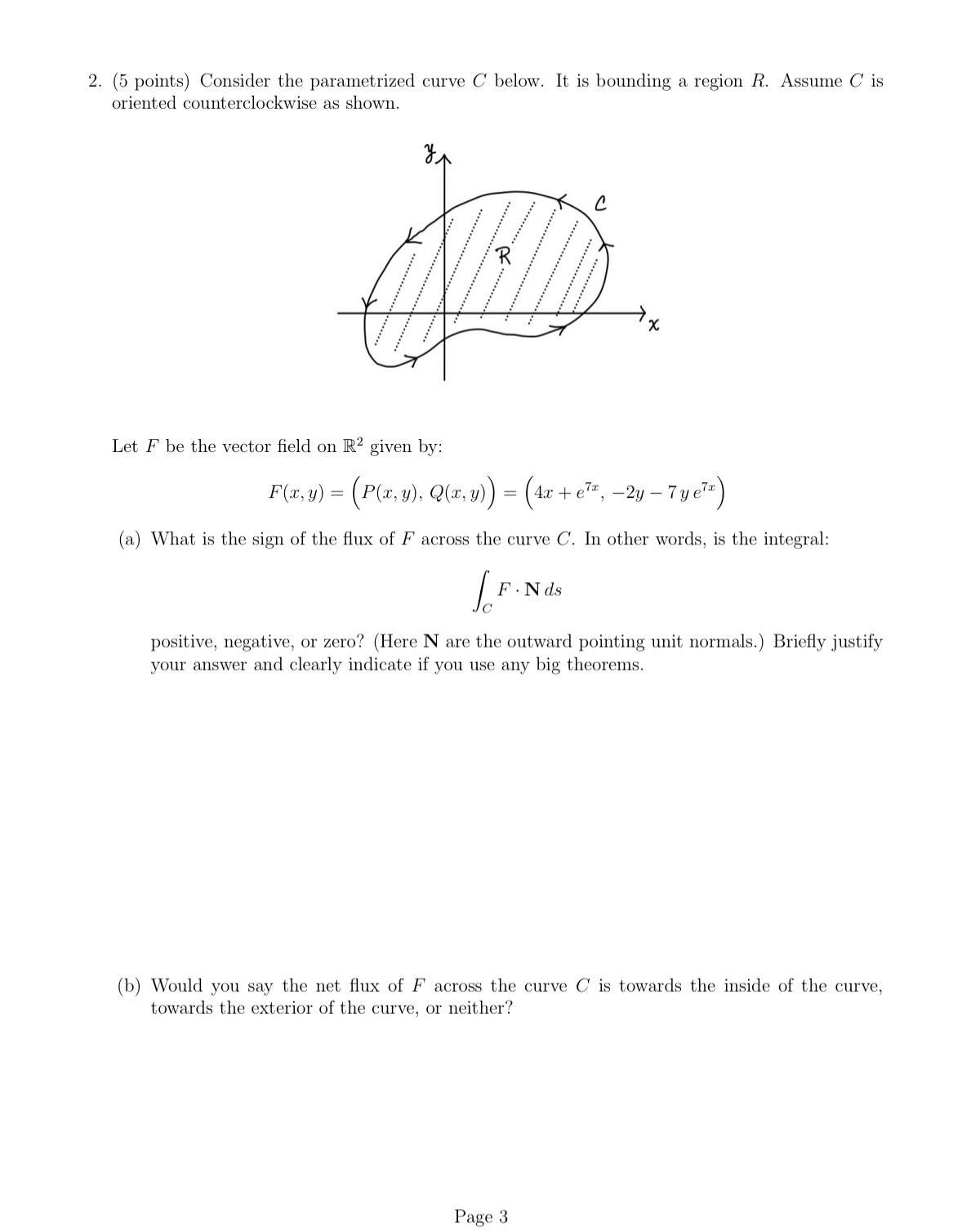 Solved (5 ﻿points) ﻿Consider the parametrized curve C | Chegg.com
