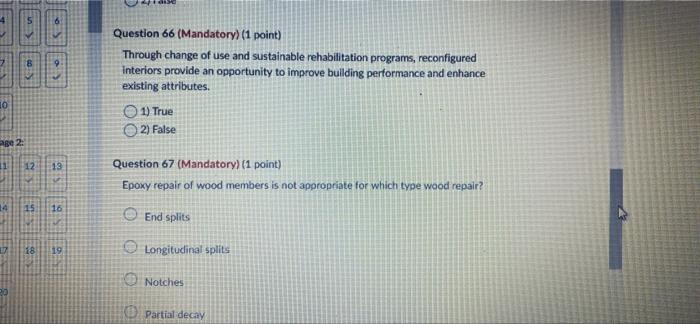 Solved Question 62 (Mandatory) (1 point) Sustainable | Chegg.com Solved Question 62 (Mandatory) (1 point) Sustainable | Chegg.com