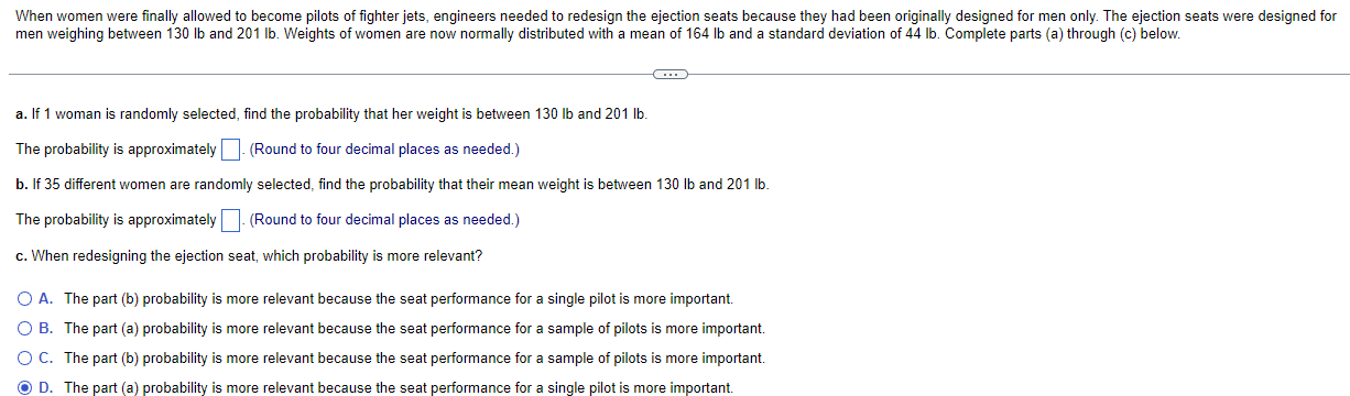 Solved When women were finally allowed to become pilots of | Chegg.com