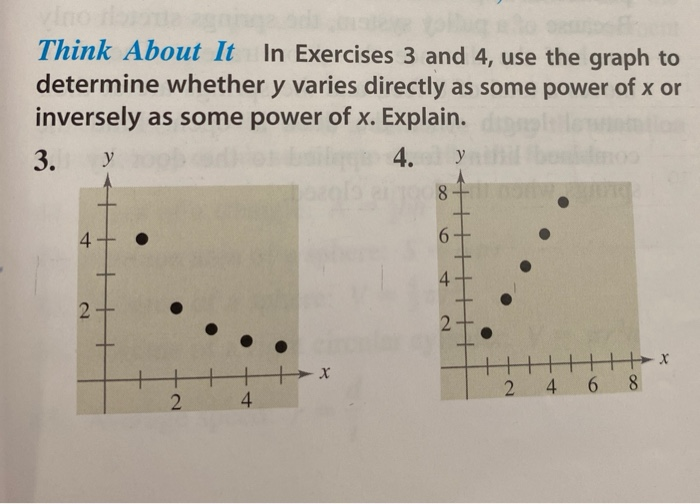 Solved Think About It In Exercises 3 and 4, use the graph to | Chegg.com