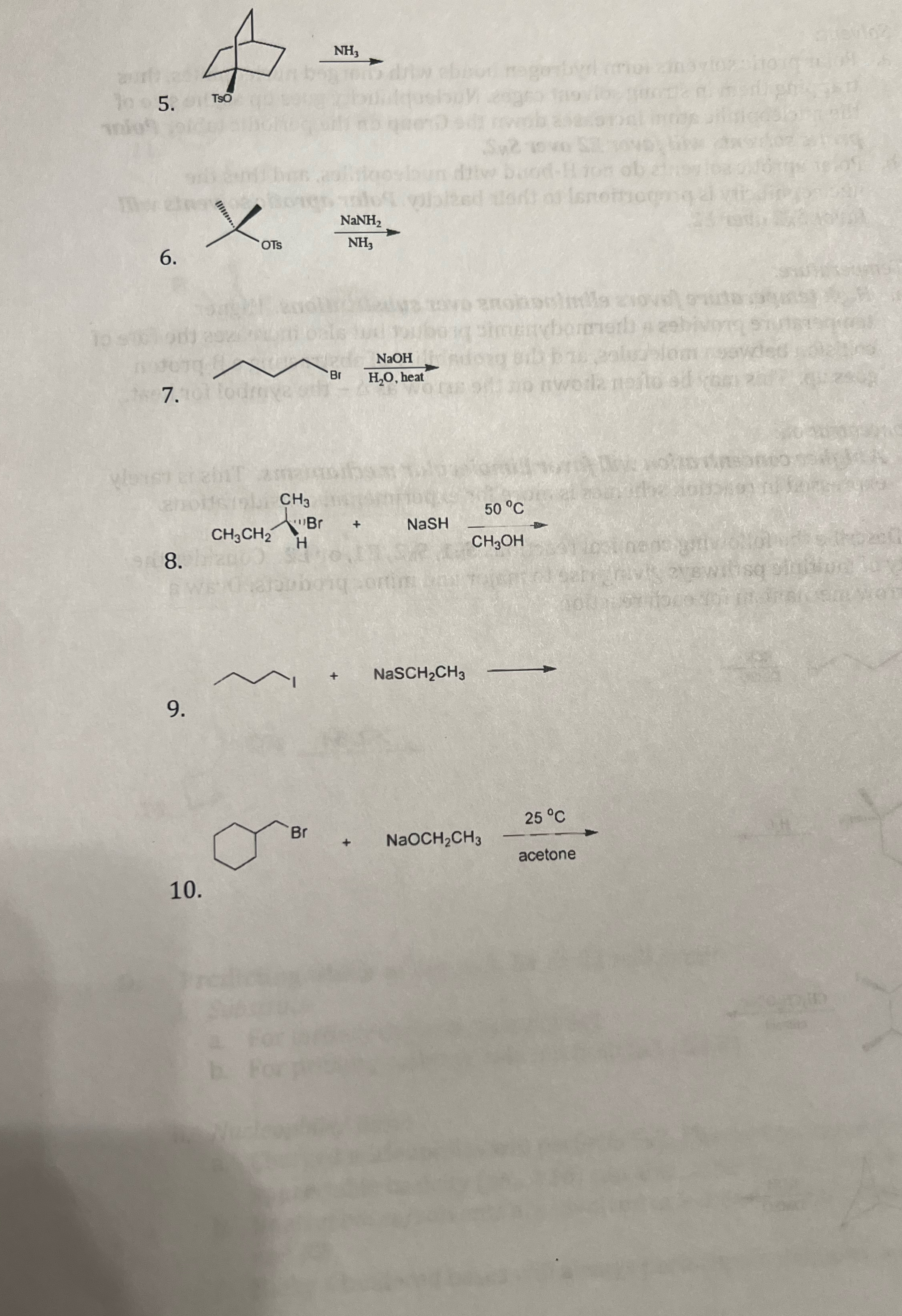 Solved Describe the following chemical reactions S1, ﻿S2, | Chegg.com