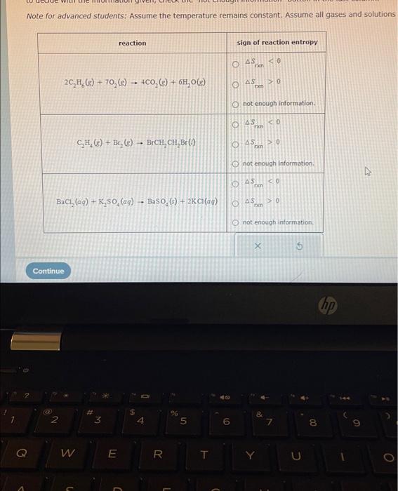 Solved 1 Note for advanced students: Assume the temperature | Chegg.com
