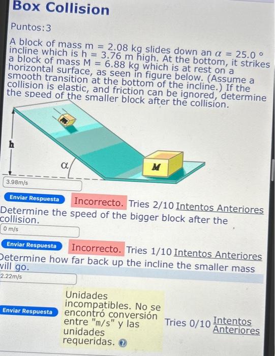 [Solved]: A block of mass ( m=2.08 mathrm{~kg} ) slides