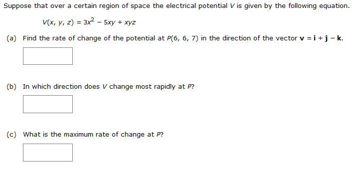 Solved Suppose that over a certain region of space the | Chegg.com