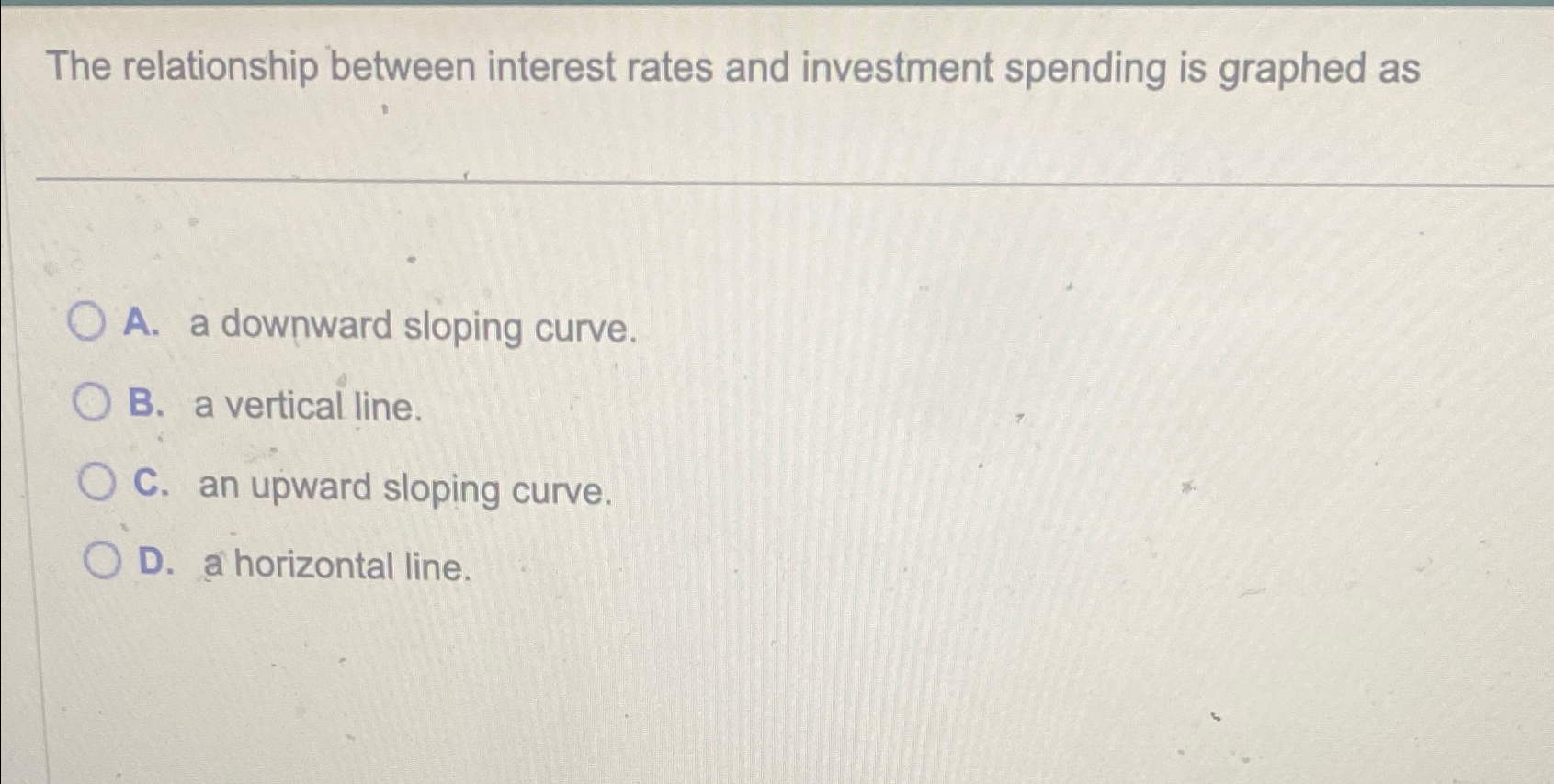 Solved The relationship between interest rates and | Chegg.com