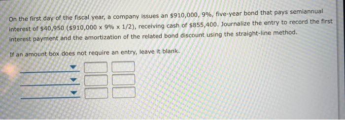 Solved On the first day of the fiscal year, a company issues | Chegg.com