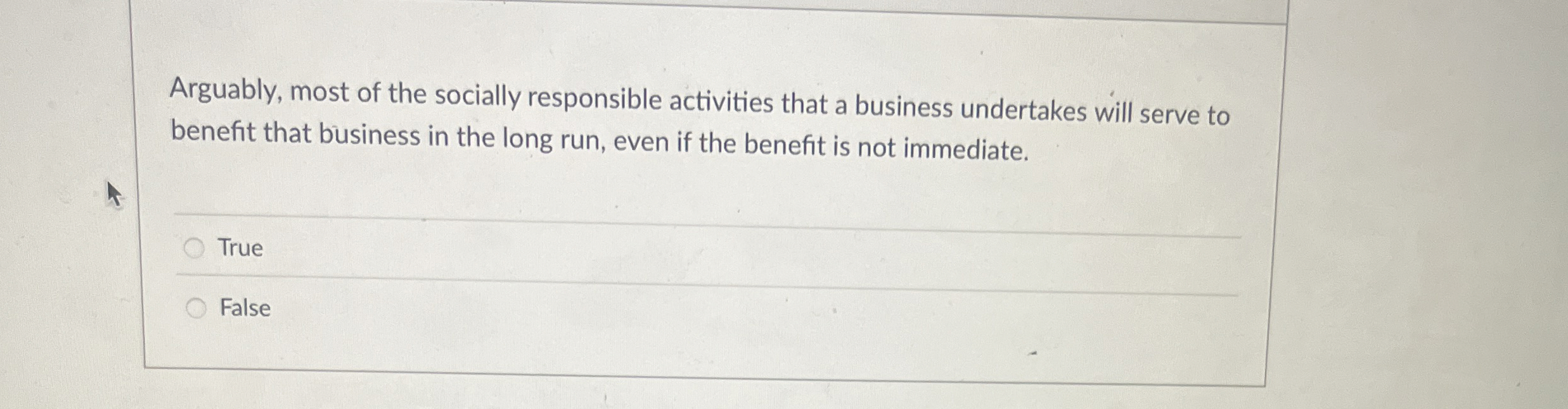 Solved Arguably, most of the socially responsible activities | Chegg.com