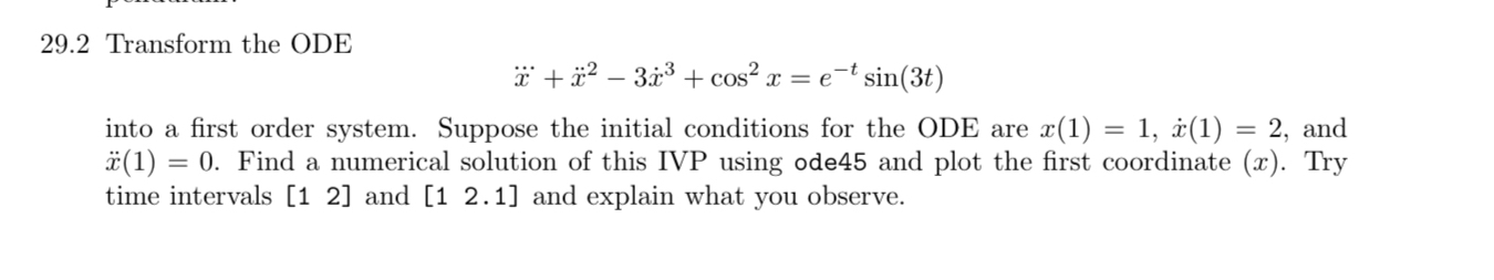 Solved 29.2 ﻿Transform the | Chegg.com