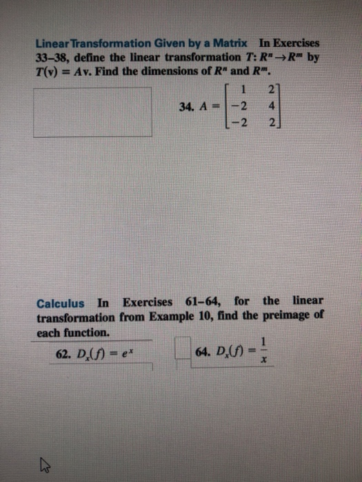 Solved Finding an image and a Preimage In Exercises 1-8, use | Chegg.com