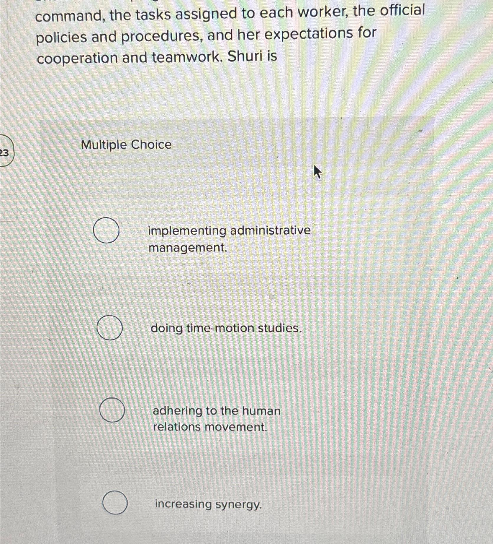 Solved command, the tasks assigned to each worker, the | Chegg.com